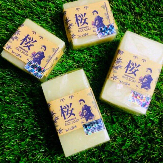 Sakura natural handmade rice soap with milk | Lazada PH