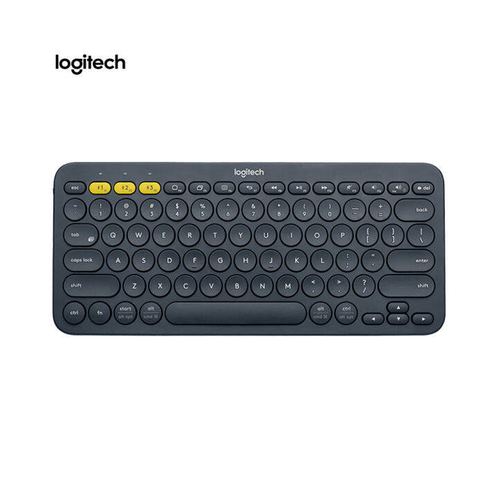 Logi-Tech K380 Wireless Bluetooth 3.0 Keyboard EASY-SWITCH Keyboardการ ...