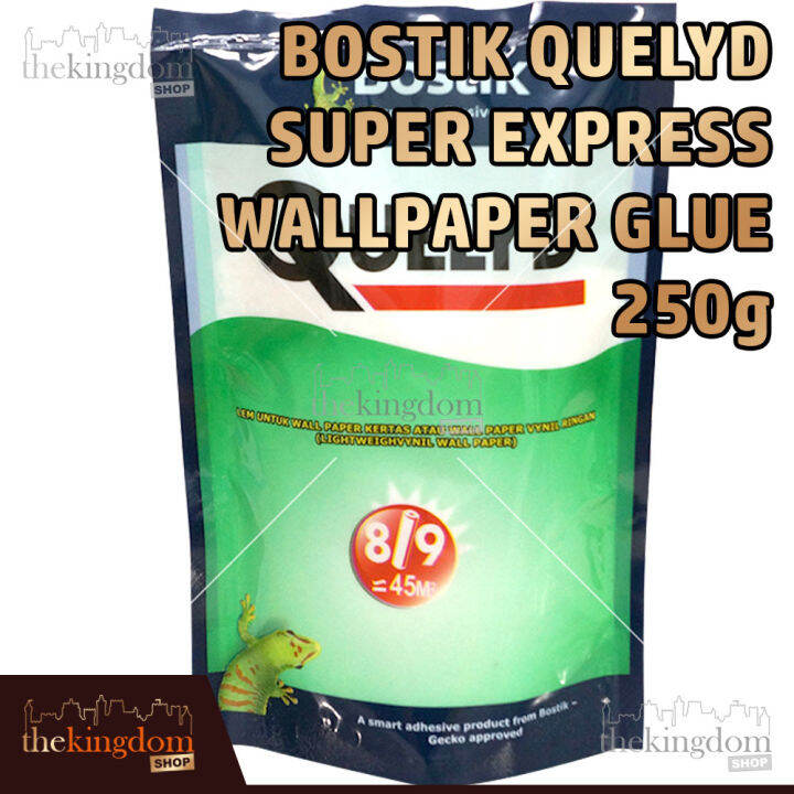 Bostik Quelyd Super Express 250g Wallpaper Glue Lem Dinding | Lazada Indonesia