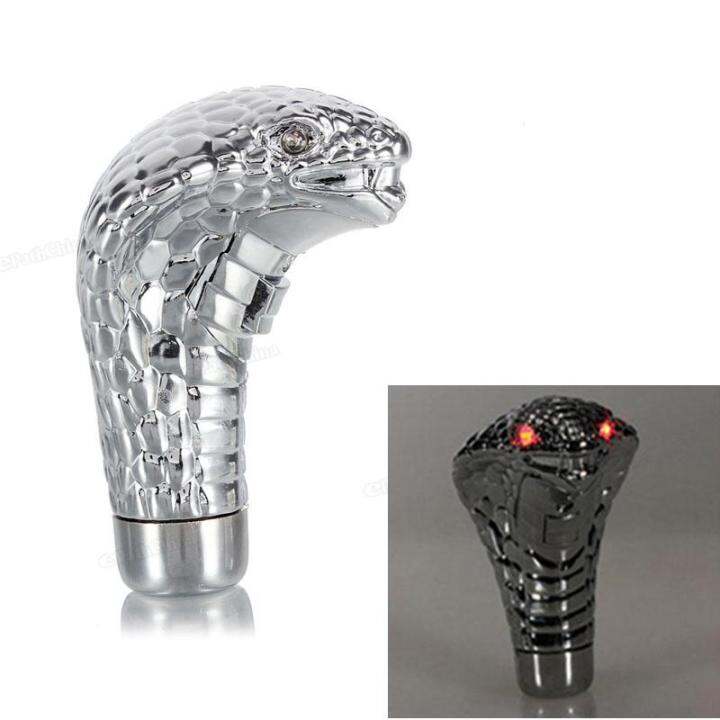 Automatic Car Manual Gear Stick Snake Shape Shift Knob Crystal Cobra ...
