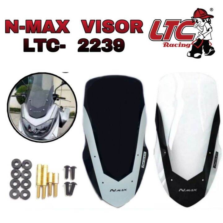 ♢NMAX V1 WINDSHIELD VISOR LONG (CLEAR, SMOKE, BLACK) | Lazada PH