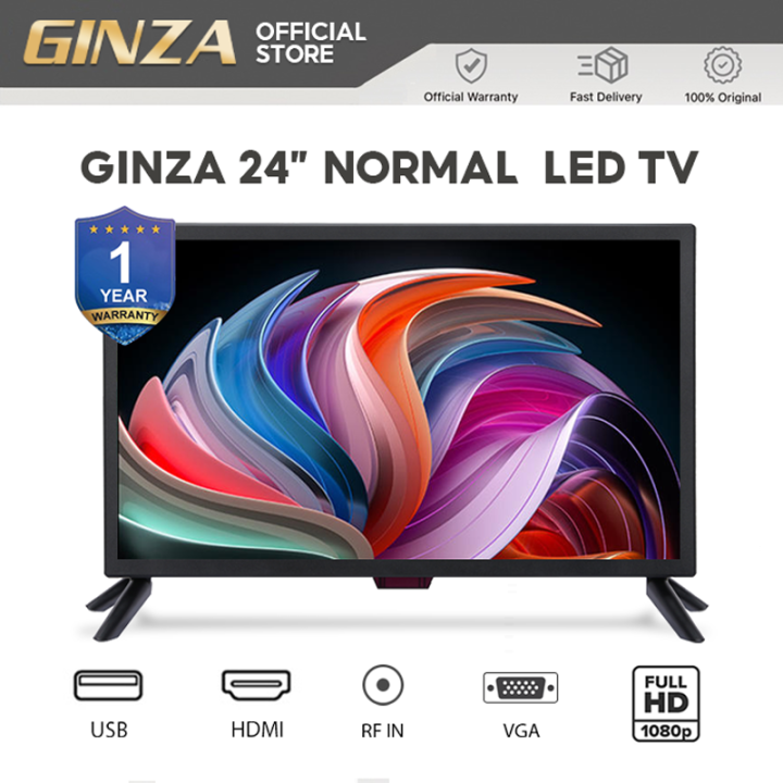GINZA LED TV 24 Inches TV 22 Inches TV Flat Screen Not Smart TV Sale Led TV Sale Promo TV 24 ...
