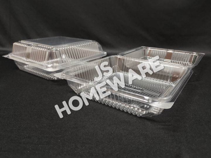 Kuih Container L300 / Disposable Plastic Clear Bakery Container (50pcs± ...