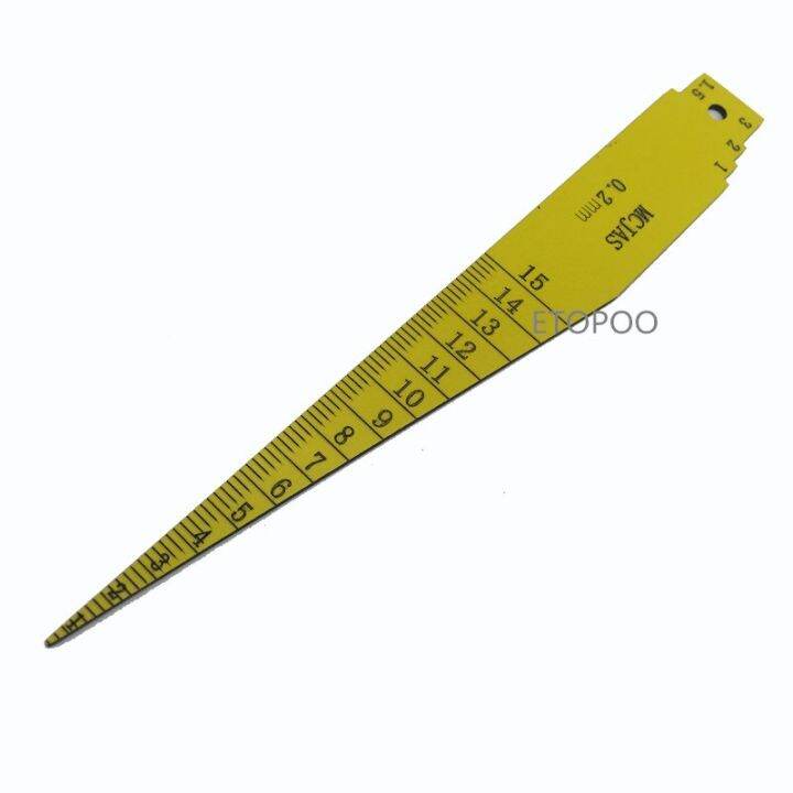 Taper Gauge Plastic , 3-15mm plastic Teper Weld Gage Auto parts MCJAS ...