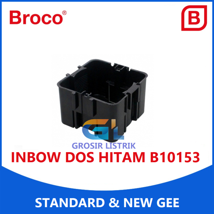 Broco Inbow Doos Hitam B10153 (IB Dus Dos Dudukan Stop Kontak Saklar ...
