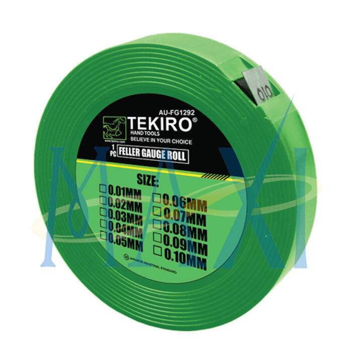 Tekiro Feeler Gauge Roll uk. 0.07 mm X 13 mm X 5 meter - MAXITOOLS ...