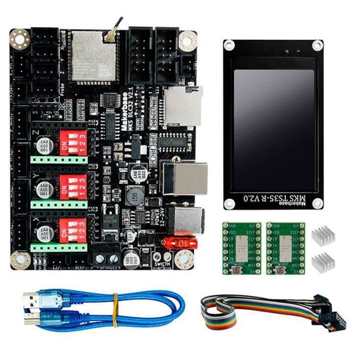 MKS DLC32 32Bits GRBL Offline Controller TS35-R LCD Display for CNC3018 ...