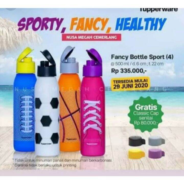 Fancy bottle 500 ml sport tupperware / botol minum tupperware 500 ml ...