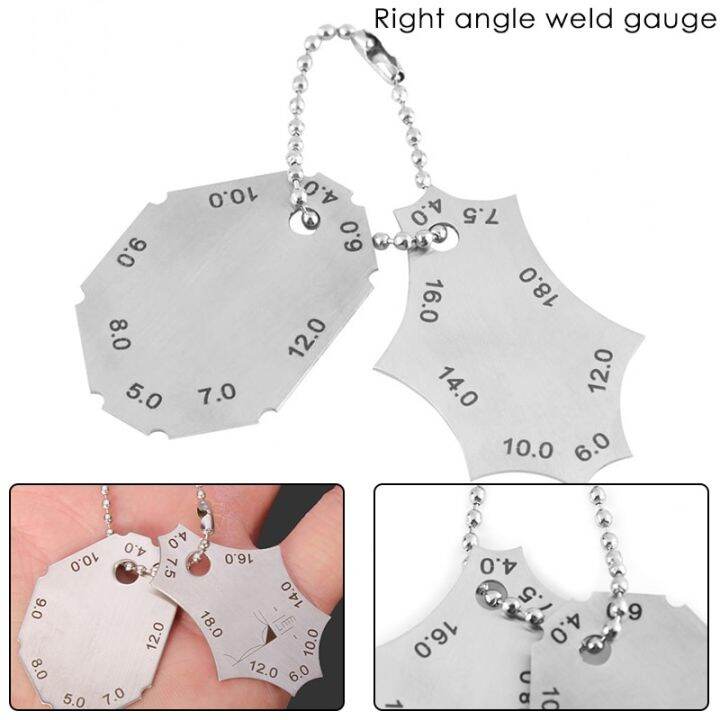 Two-piece Welding Gauge Fillet Weld Tee Joint Welding Throat Depth Leg ...