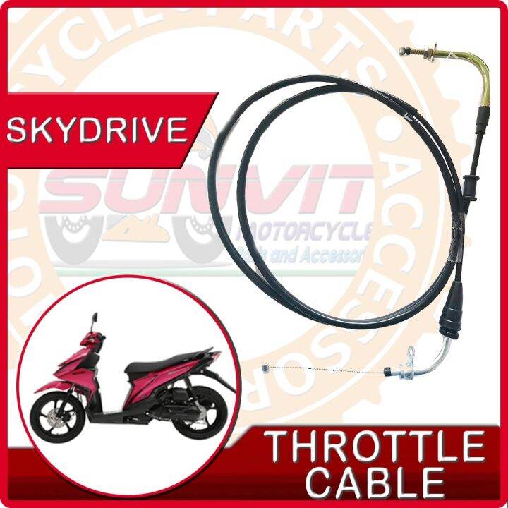 MOTORCYCLE THROTTLE CABLE SKYDRIVE | Lazada PH