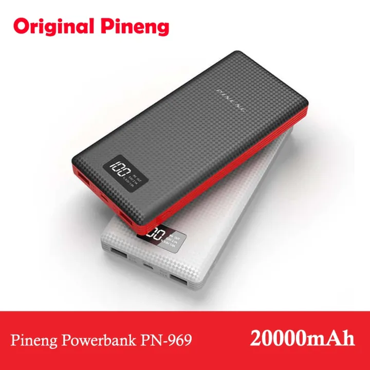 [ORIGINAL] Pineng Powerbank PN969 - 20000mAh Lithium Polymer Dual Usb ...