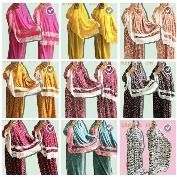 Limited-time offers RAMADHAN MUKNA COMBI SET MUSLIM ATTIRE | Lazada PH