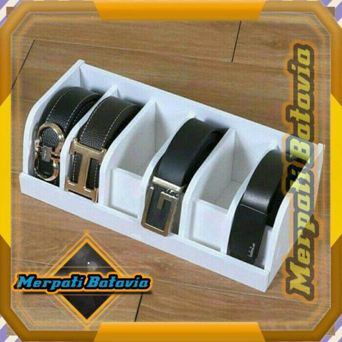 Rak Vintage Tempat Sabuk Ikat Pinggang Gesper Belt Organizer Rack ...