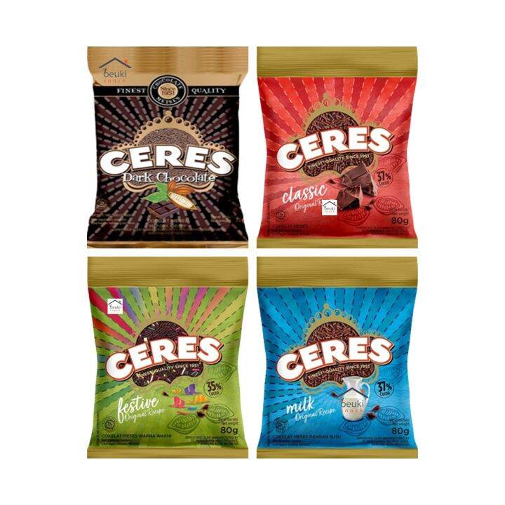 Ceres Meses Hagelslag Kemasan Kecil Berbagai Varian Pilih Rasa | Lazada ...