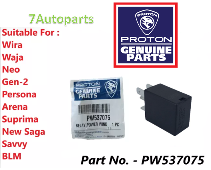 100% ORIGINAL PROTON HEAD LAMP FAN RELAY 4 PIN (PW537075) - PROTON SAGA ...