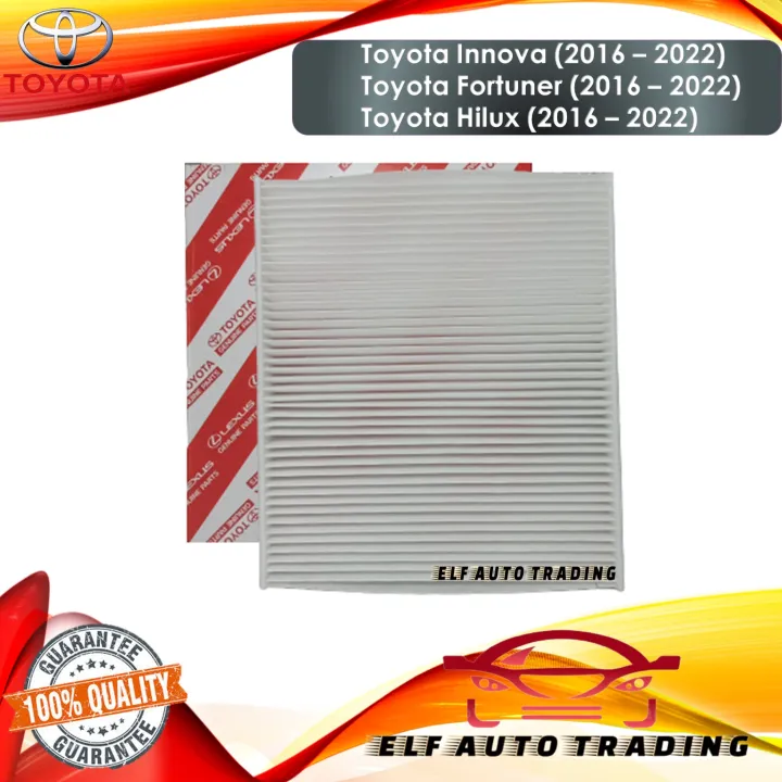 Cabin Filter for Toyota Innova (2016 - 2022), Fortuner (2016 - 2022 ...