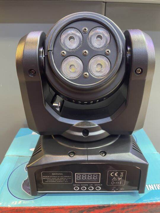 ไฟมูฟวิ่งเฮด 2หน้า ไฟเธค MINI LED SPOT MOVING HEAD LIGT | Lazada.co.th