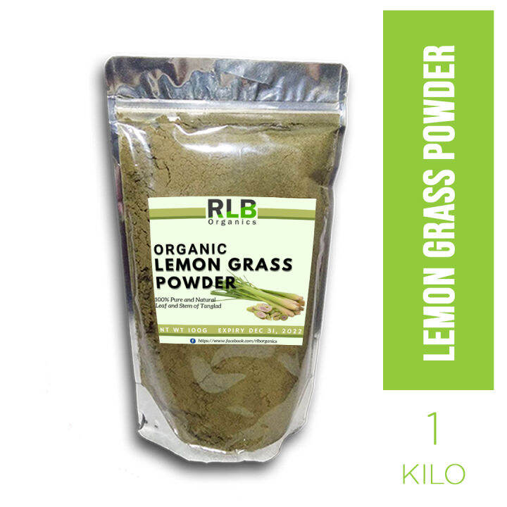 1 Kilogram Organic Pure Natural Lemongrass Powder - Filled with ...