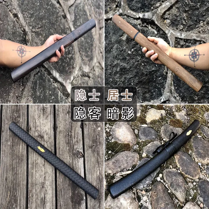 Tang horizontal knife, high manganese steel knife, self-defense knife ...