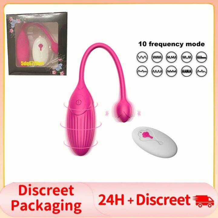 Vibrator For Women Masturbation 10 Speeds Jump Egg Wireless Remote Stimulation Adult Sex Toys ...