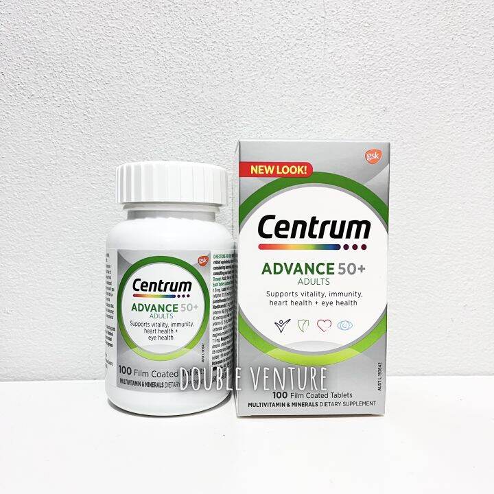 Centrum Advance 50+ Adults 100 Film Coated Tablets | Lazada PH