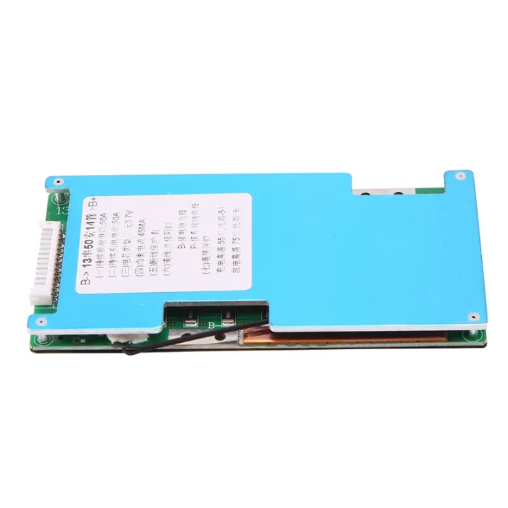 BMS 13S 48V Lithium 18650 Battery Packs Charge Board Balanced Equalizer ...