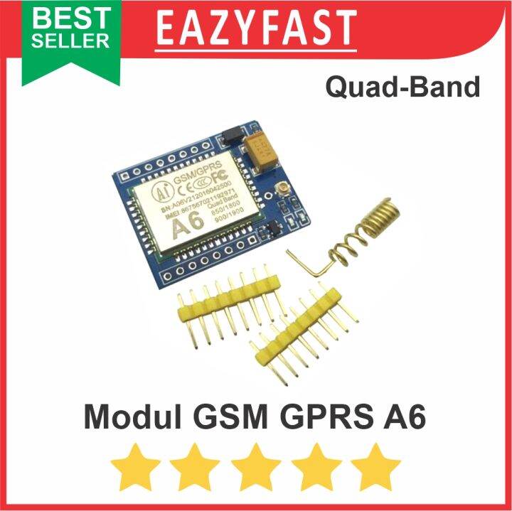 Module Mini A6 GSM GPRS Module 5V pengganti SIM800L | Lazada Indonesia