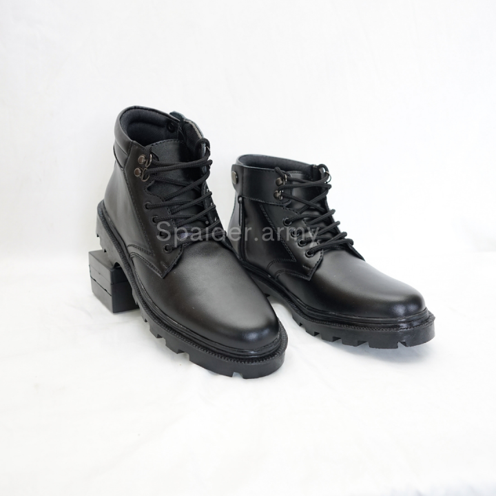 Sepatu pdh pria terbaru doff & kilap pentofel dinas tni polri security ...