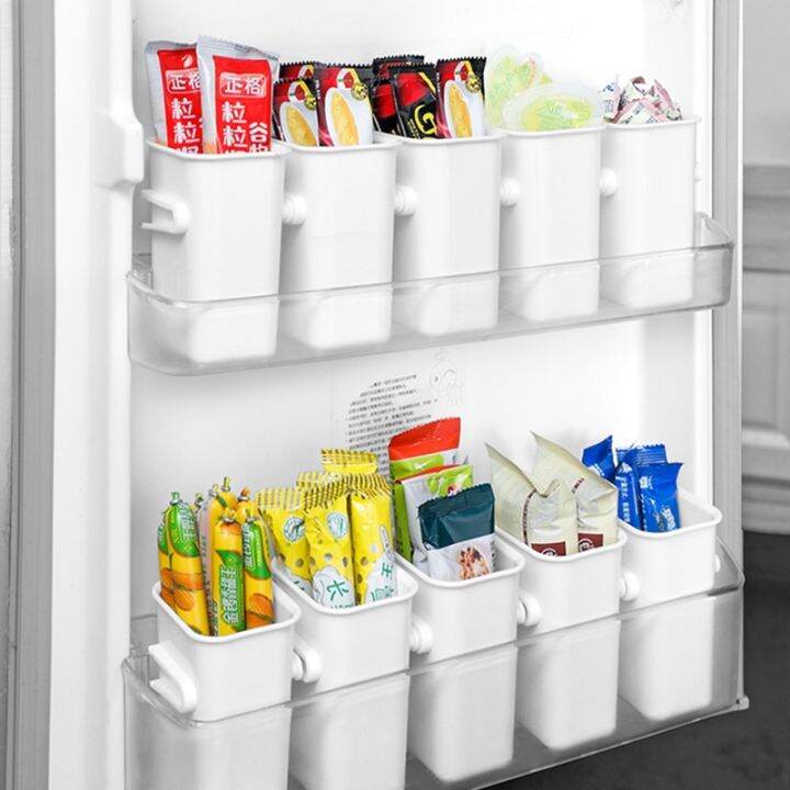 🏆Unichamp Fridge Side Door Storage Box Food Conner Kitchen Refrigerator ...