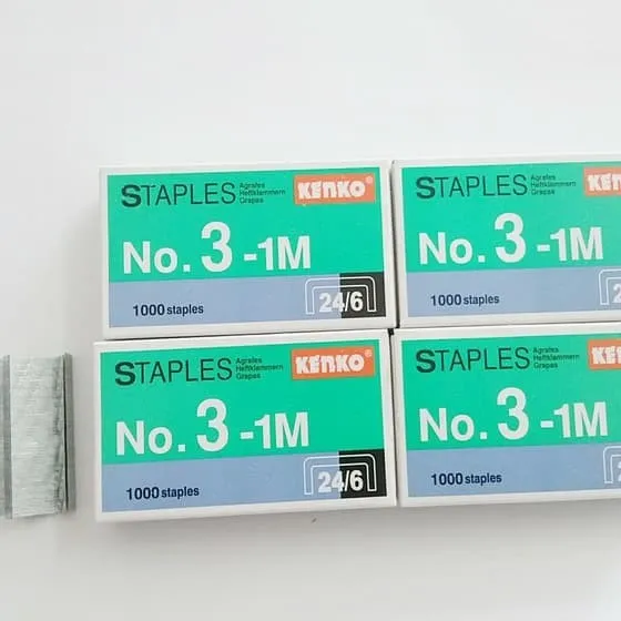 Isi Staples / Isi Stapler / Isi Hecter No. 3 Joyko / Kenko | Lazada ...