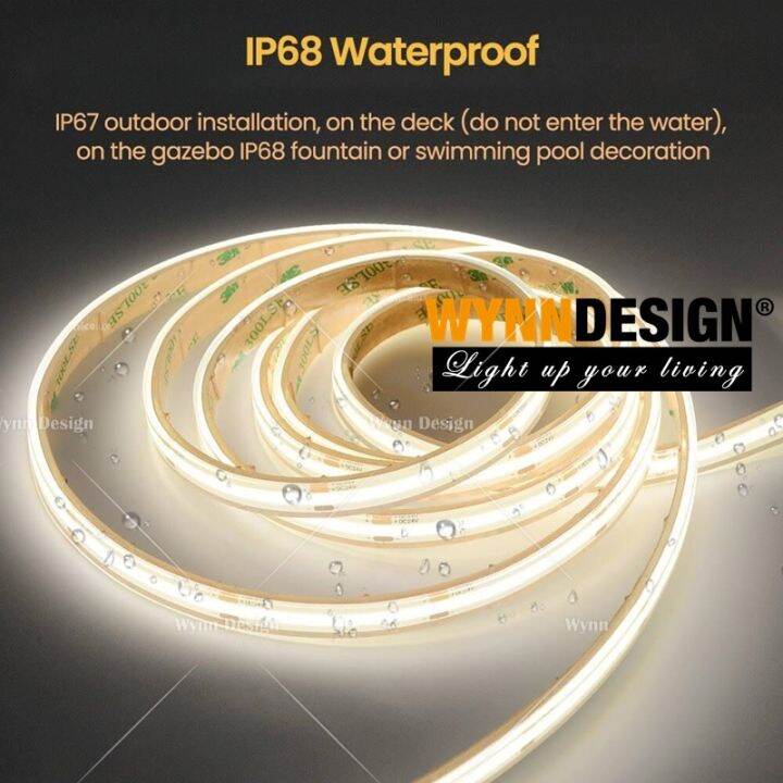 Wynn Design IP68 Led Strip 24V-5 Meter Weather Proof Water Proof Led ...