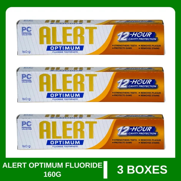 Alert Optimum Fluoride Toothpaste Buy 1 Take 2 160g by Personal ...