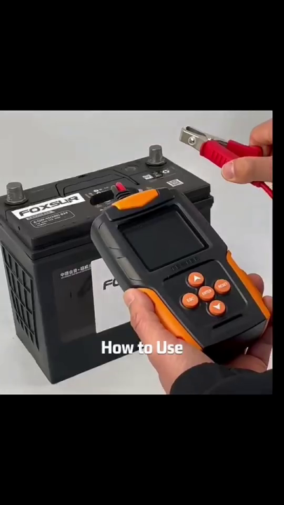 Foxsur FBT-200 Car Battery Tester Analyzer CA CCA เครื่องทดสอบแบตเตอรี่ ...