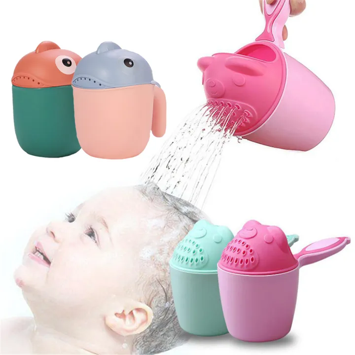 Baby Bath Waterfall Rinser Kids Shampoo Rinse Cup Bath Shower Washing ...