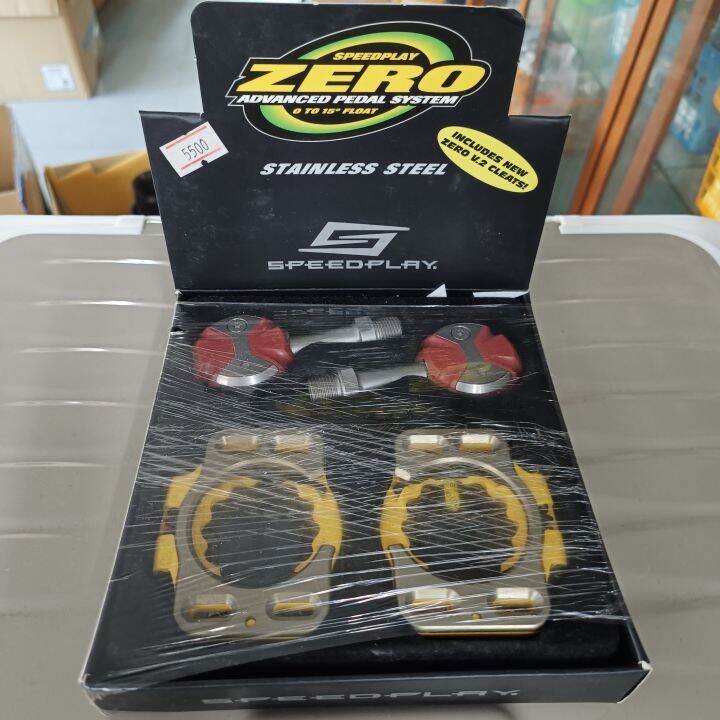 บันไดคลีท Speedplay ZERO Stainless Steel V.2 Cleats สีแดง แท้ ล้างสต๊อค ...
