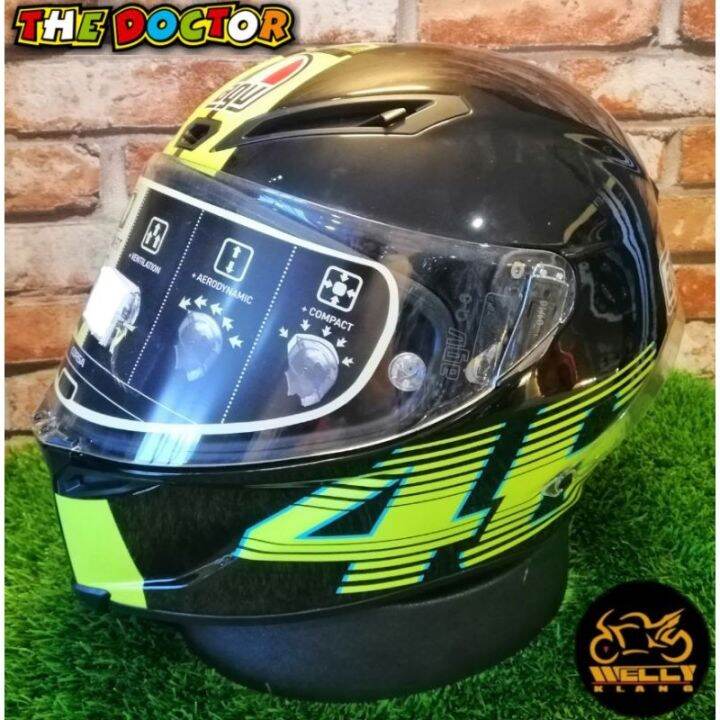 AGV Corsa Pista VR46 Full Face Helmet | Lazada