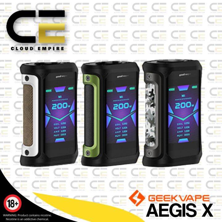Geekvape Aegis X Vape Mod - OLED Display / Legit | Lazada PH