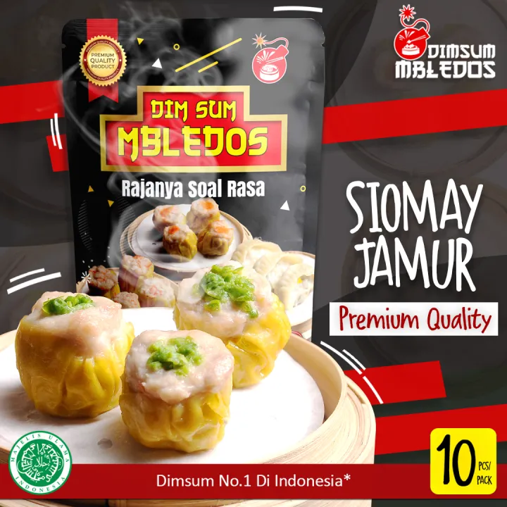 Siomay Jamur Premium - Shumai Mushroom - Frozen Dim Sum Siomai Fungi - Dimsum Beku Halal isi ...