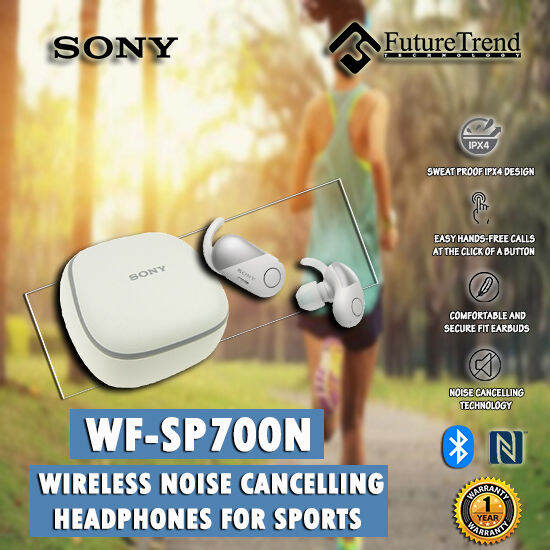 Sony WF-SP700N Wireless Noise Cancelling Headphones for Sports | Lazada