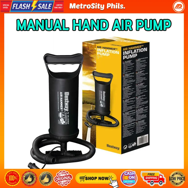 BEST SELLER! BESTWAY MANUAL HAND AIR PUMP 100% ORIGINAL,BESTWAY MANUAL ...