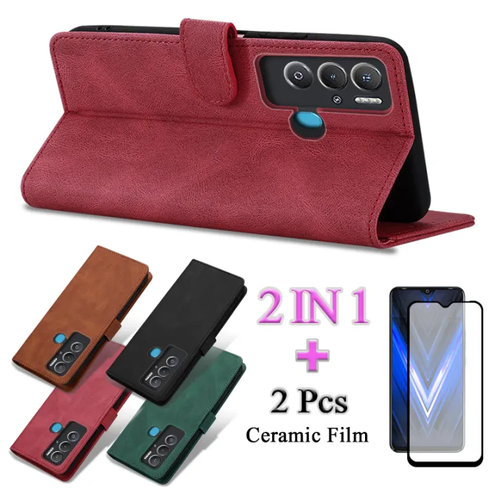 2 IN 1 Deformable Stand Mode Tecno Pova Neo LE6 PU Flip Leather case ...