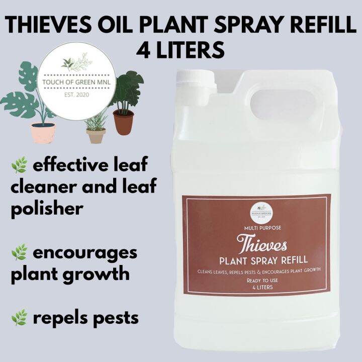 4 LITERS THIEVES PLANT SPRAY (Leaf cleaner, Leaf shiner, foliage ...