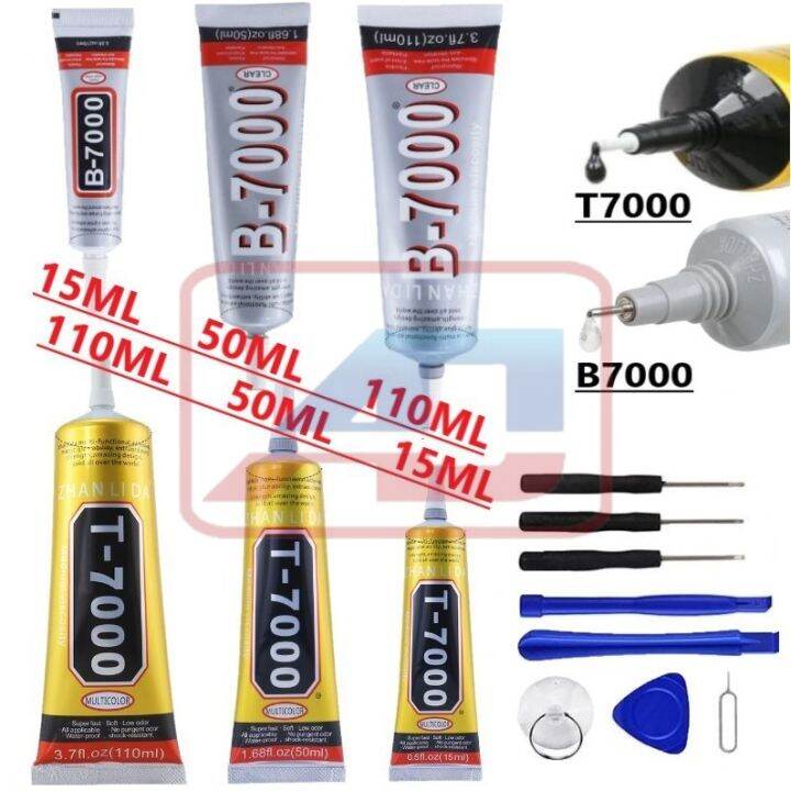 T7000 B7000 Glue 15ml 50ml 110ml Multi Function Adhesive Epoxy Resin Glass Touch Screen Cell ...