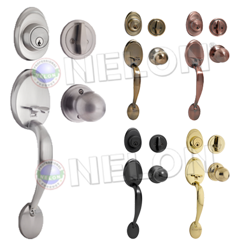 NELON Grip Handleset - Knob 1219 (Main Door Lock / Entrance Door Lock ...