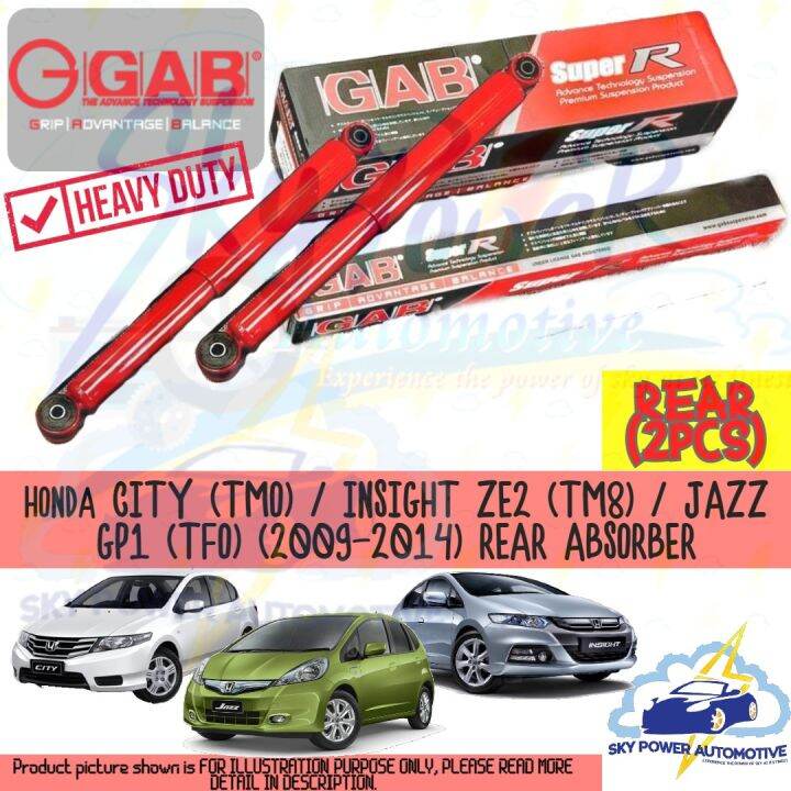 HONDA CITY (TMO) / INSIGHT (TM8) / JAZZ GP1 (TFO) GAB SUPER R SPORT ...