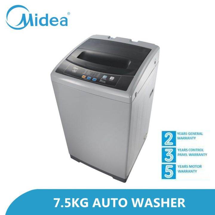 2022 OFFER MIDEA 7.5kg Fully Auto Washing Machine MFW-EC750 MFW-E75S MESIN BASUH AUTOMATIKDAEMA ...