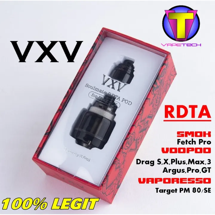 RDTA Pod for VOOPOO Drag S X SMOK Fetch Pro VAPORESSO Target PM80/SE (VXV Soulmate) | Lazada PH