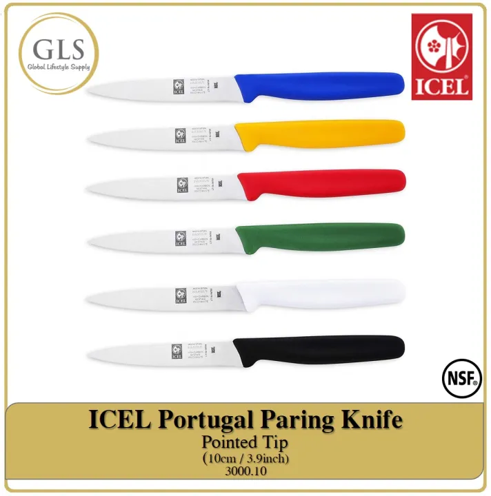 GLS Original ICEL Portugal Paring Knife Pointed tip 10cm Kitchen knife Chef Tool Pisau Kecil ...