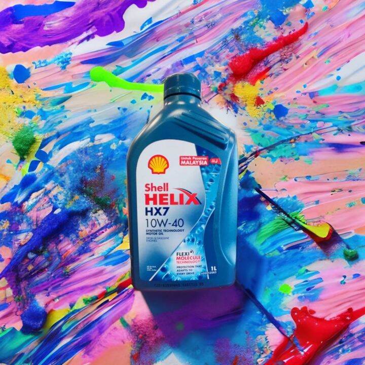 Shell Helix HX7 10w-40 (1L) Lubricant Oil - Minyak Hitam Kereta | Lazada