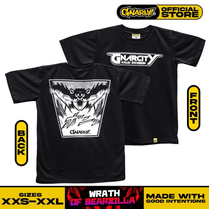 Gnarly! Wrath of Bearzilla Tee | Lazada PH